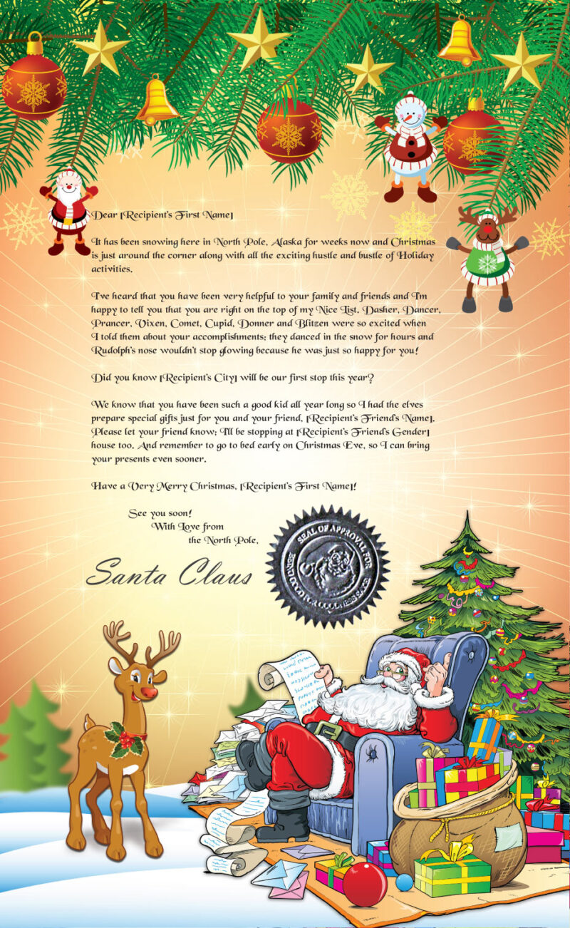 Convincing Letter and Scroll - Letter From Santa to Nonbeliever